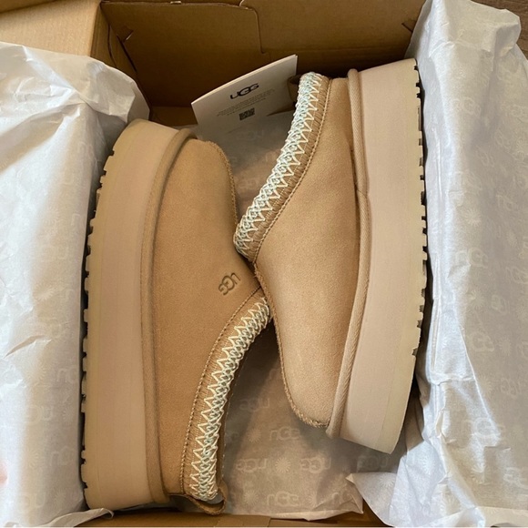 UGG | Shoes | Brand New Ugg Tazz Platform In Sand Receipt Requested For ...